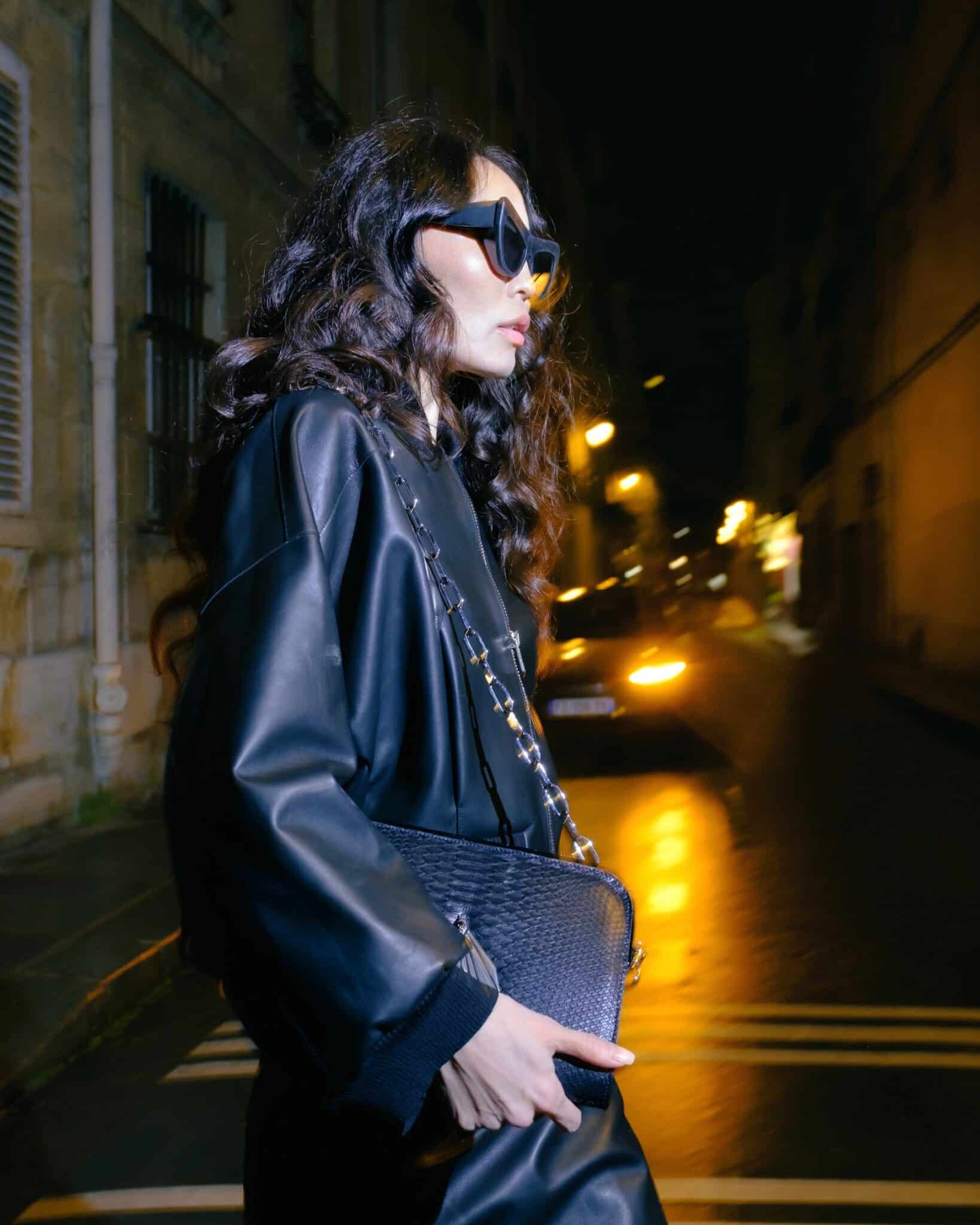 Sac QUEEN Python Noir - DEA CULT