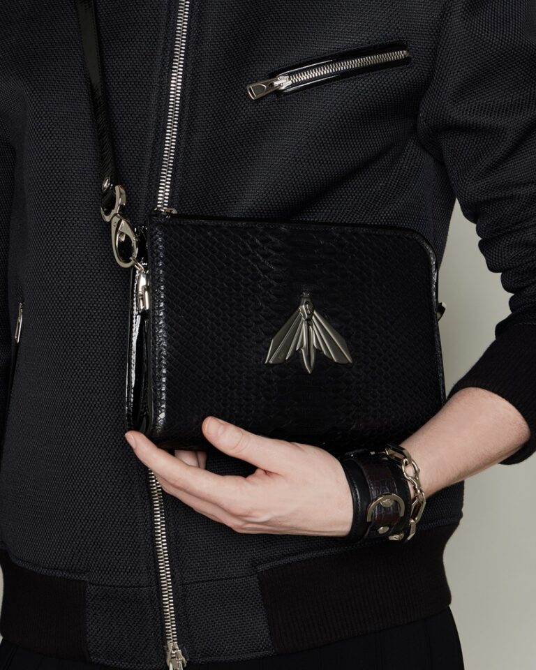 Sac QUEEN Python Noir - × ÐEA┼CULT ×